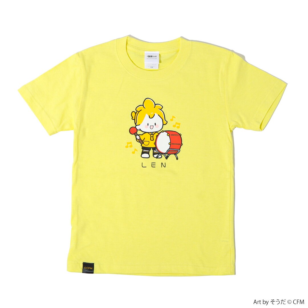 Hatsune Miku Piapro Kids! Kagamine Len Kids' Yellow T-Shirt - Tokyo ...