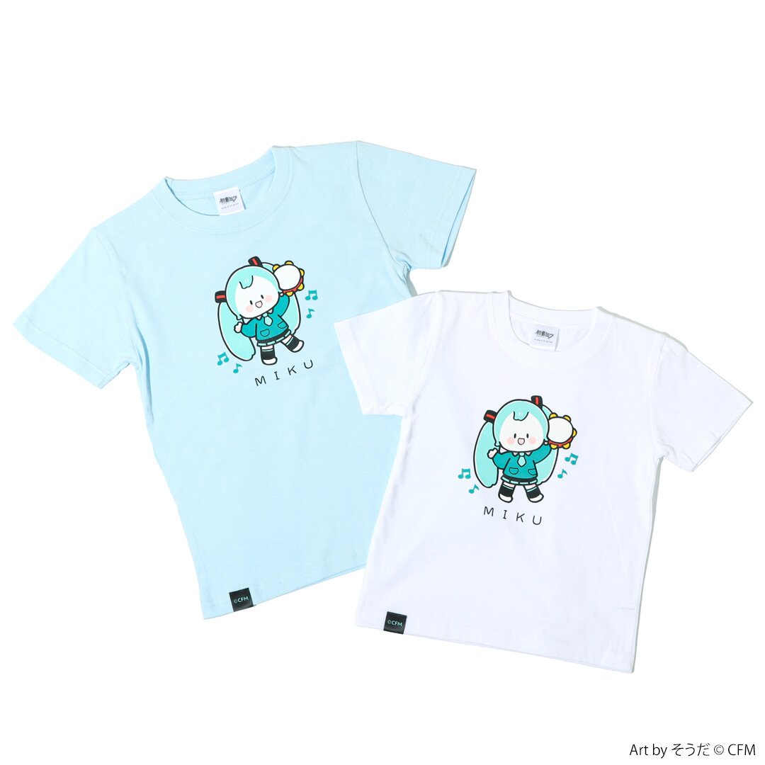 Hatsune Miku Piapro Kids! Hatsune Miku Kids' Light Blue T-Shirt - Tokyo Otaku Mode (TOM)