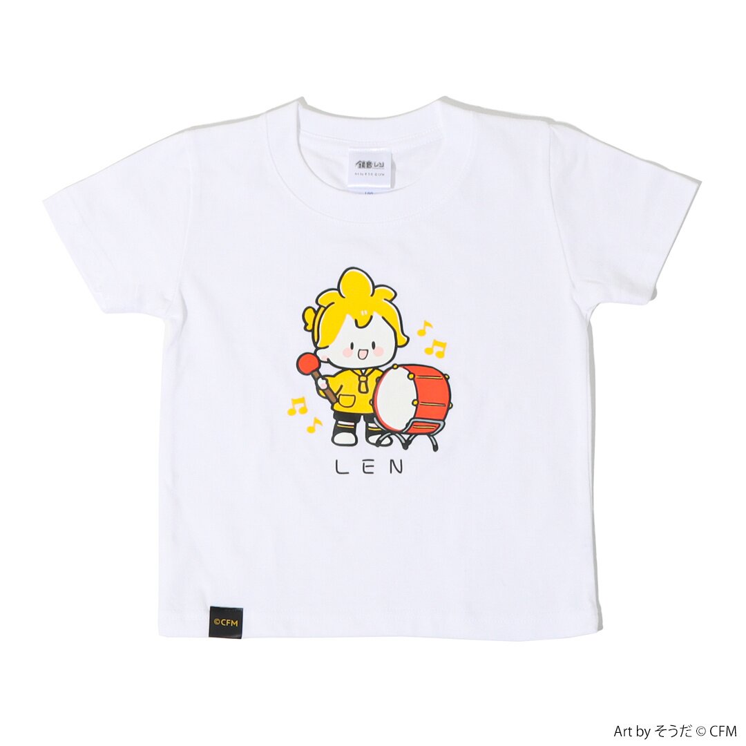 Hatsune Miku Piapro Kids! Kagamine Len Kids' White T-Shirt - Tokyo ...