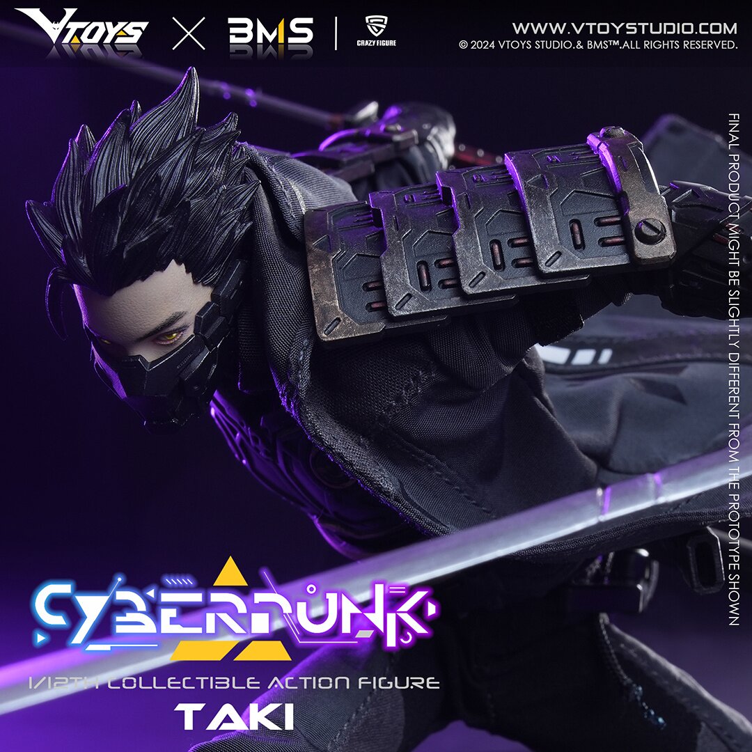 Cyberpunk Series Samurai Taki 1/12 Scale Action Figure: Vtoys 19% OFF ...