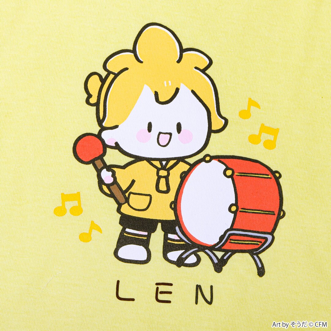 Hatsune Miku Piapro Kids! Kagamine Len Kids' Yellow T-Shirt - Tokyo ...