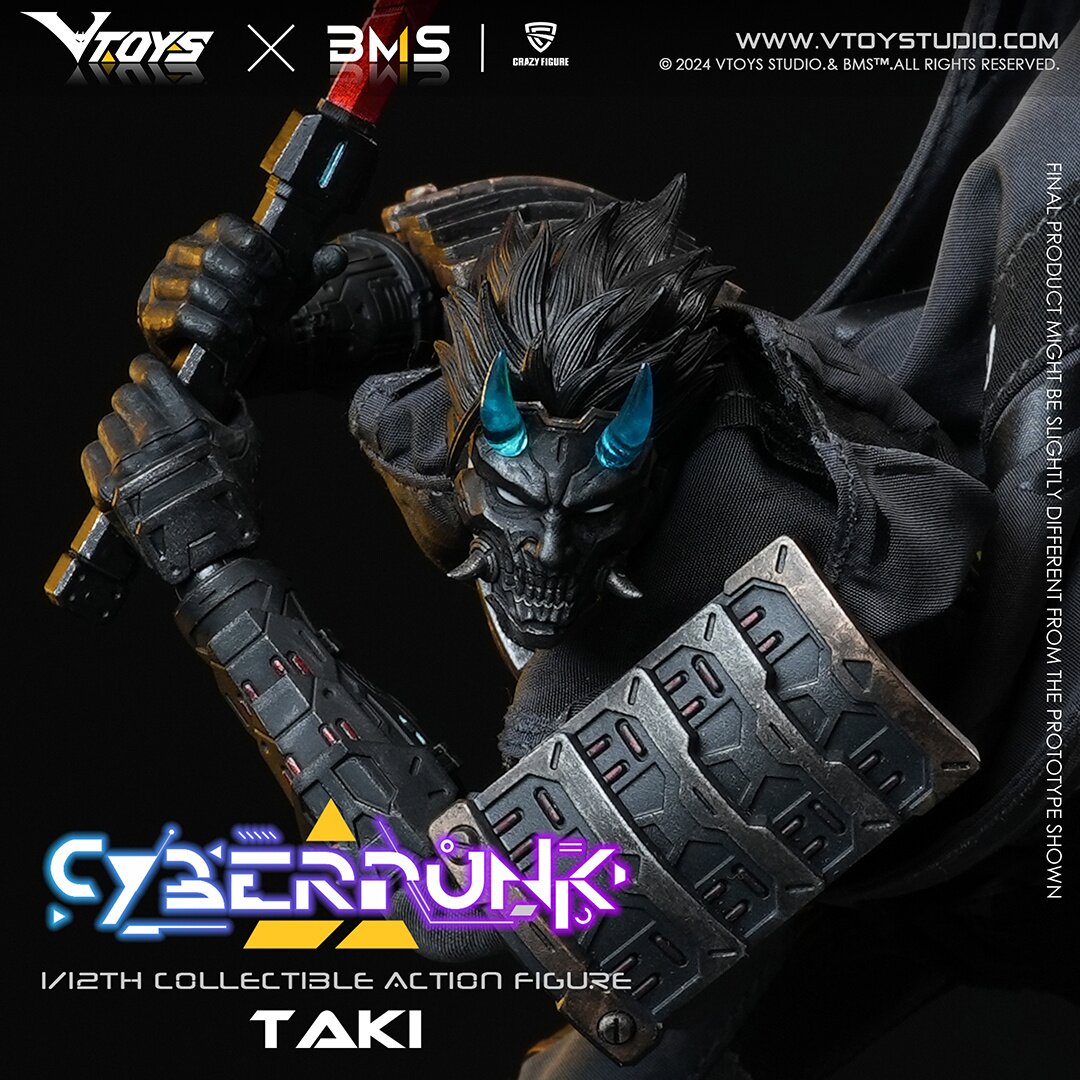 Cyberpunk Series Samurai Taki 1/12 Scale Action Figure: Vtoys - Tokyo ...