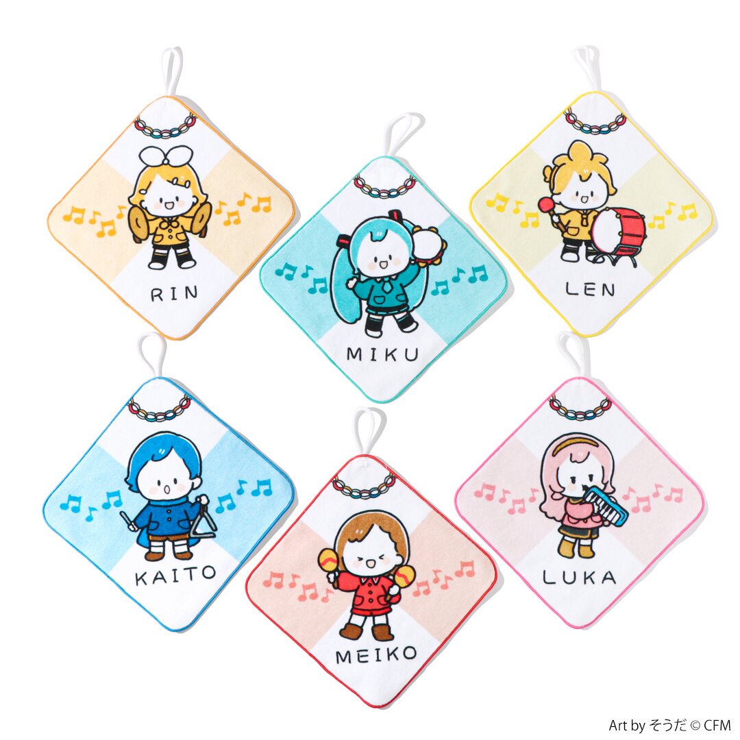 Hatsune Miku Piapro Kids! Towel Handkerchief Collection - Tokyo Otaku Mode (TOM)
