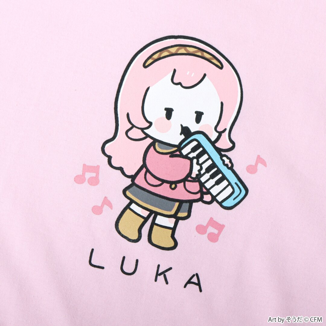 Hatsune Miku Piapro Kids! Megurine Luka Pink T-Shirt - Tokyo Otaku Mode ...
