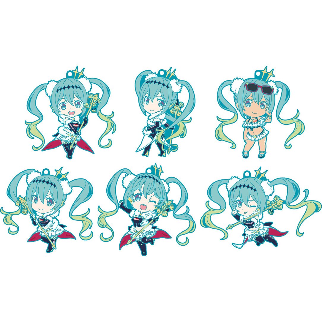 Racing Miku 2018 Ver. Nendoroid Plus Collectible Rubber Keychains: Good ...