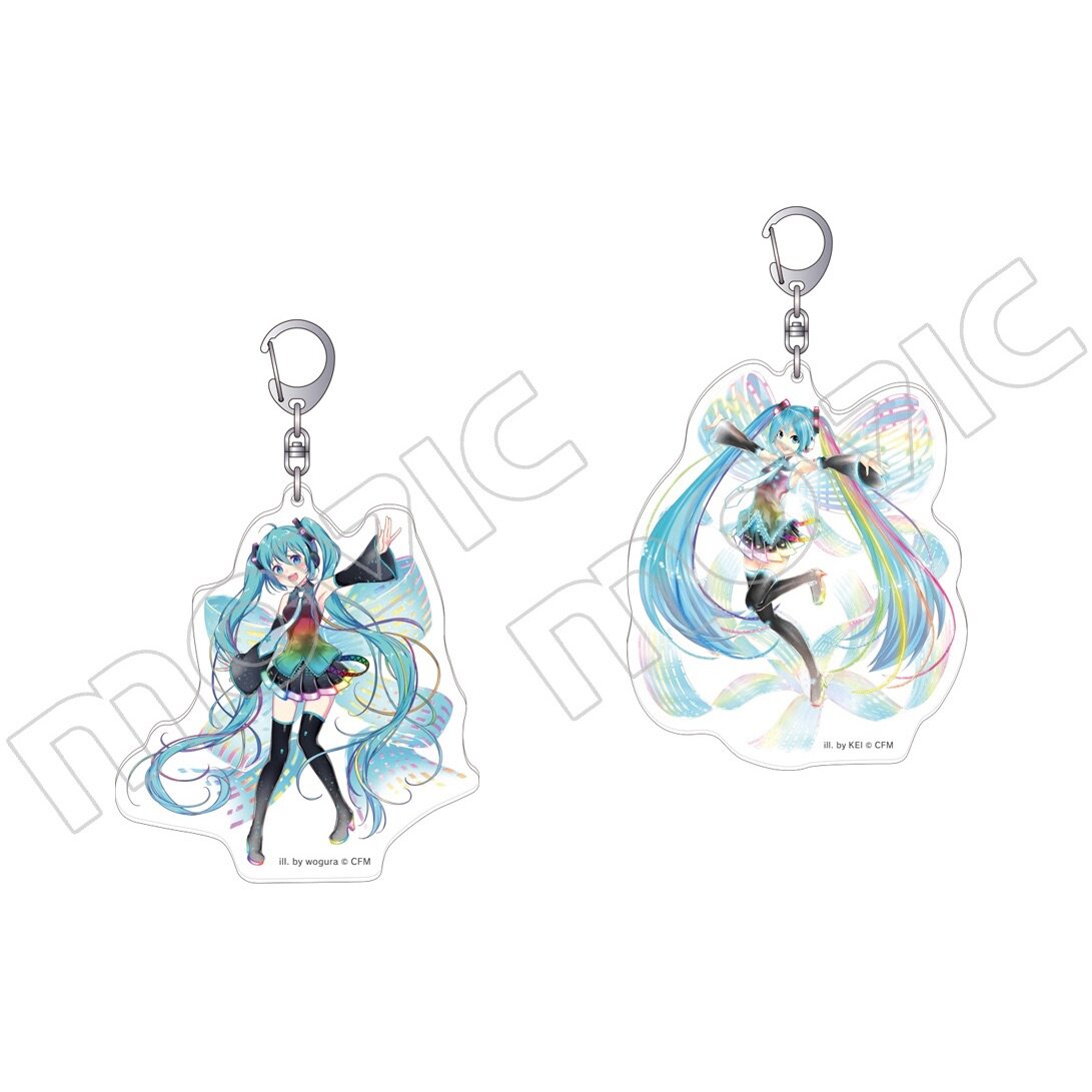 Hatsune Miku Big Acrylic Keychain Charm Collection: KEI - Tokyo Otaku ...