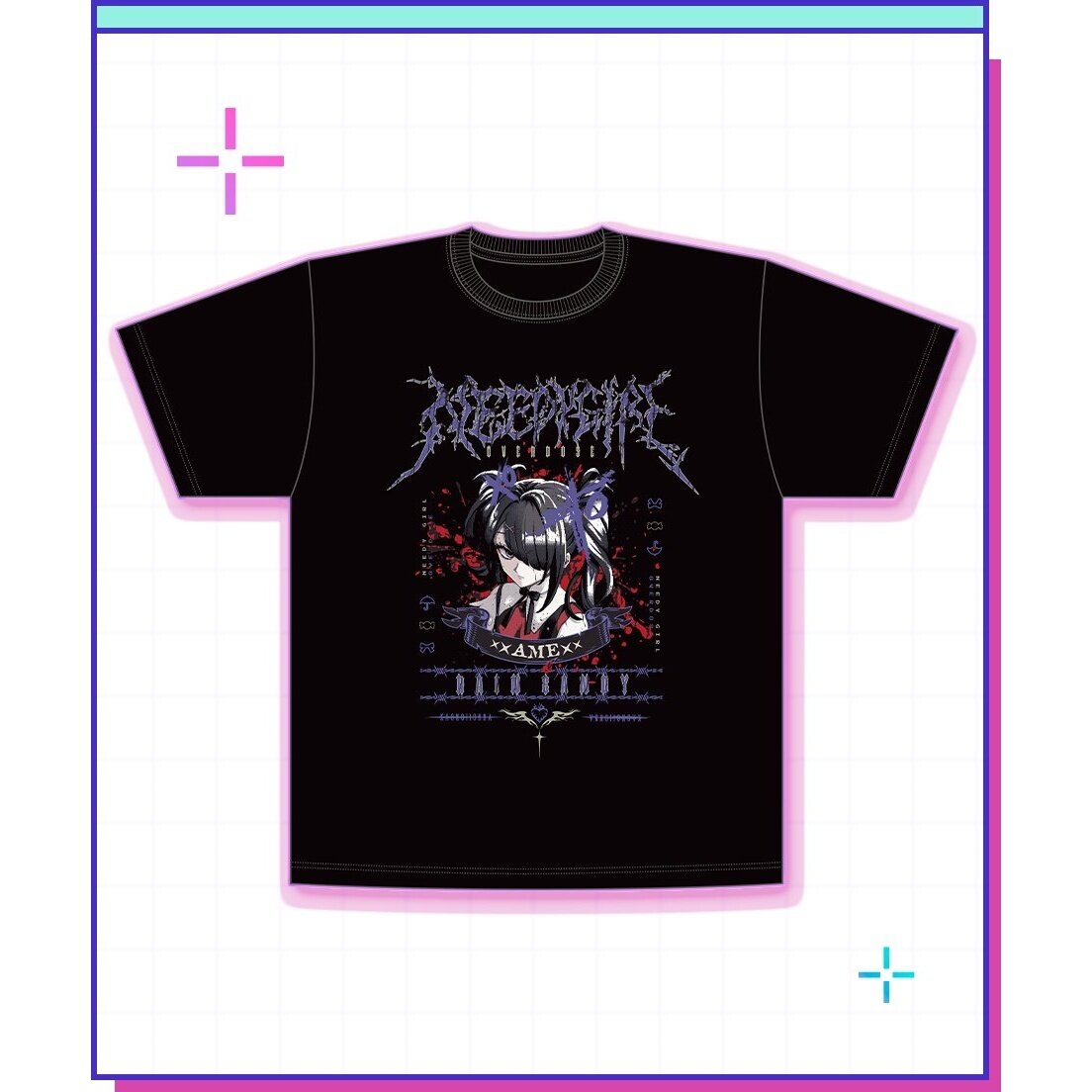 Needy Streamer Overload Ame-chan Wash T-shirt - Tokyo Otaku Mode (TOM)