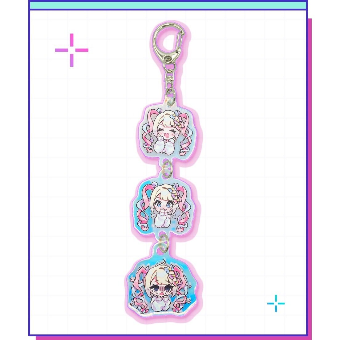 Needy Streamer Overload Connecting Acrylic Key Chain Art by Moe Naomi ...