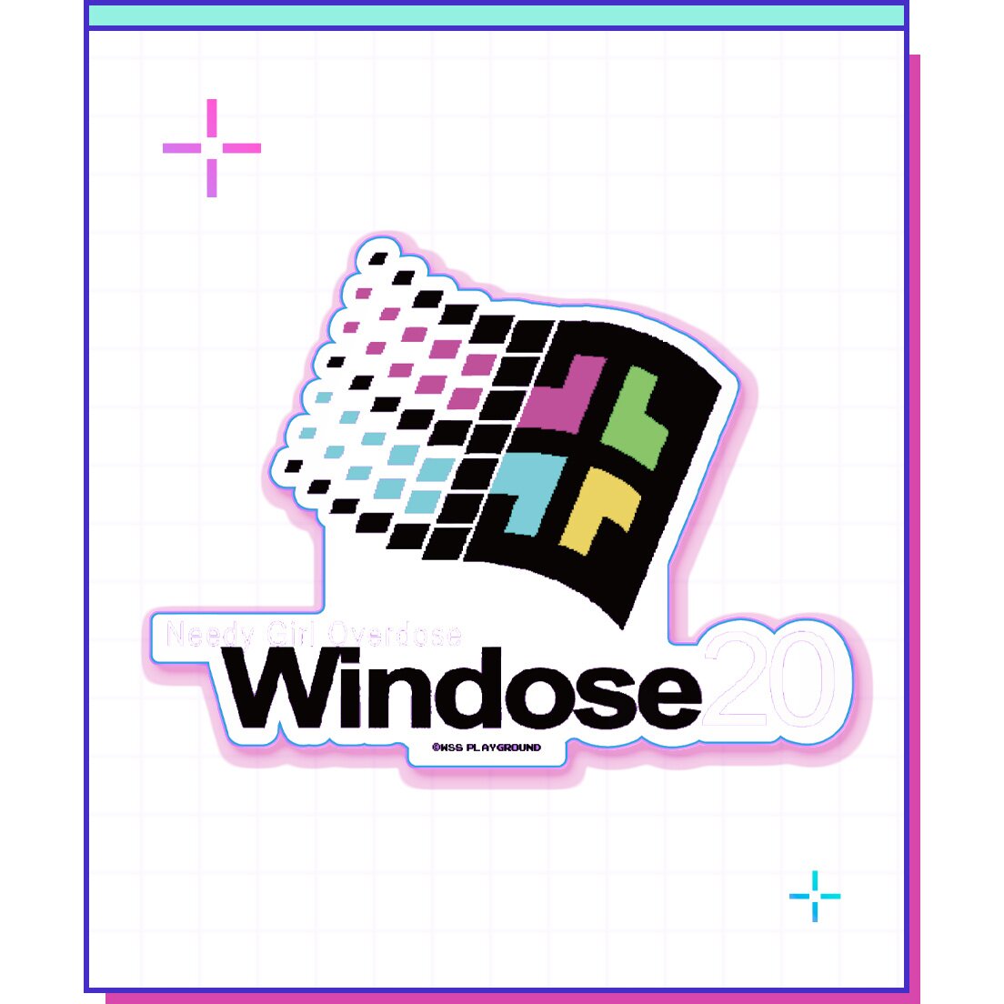 Needy Streamer Overload WINDOSE20 Clear Sticker - Tokyo Otaku Mode (TOM)