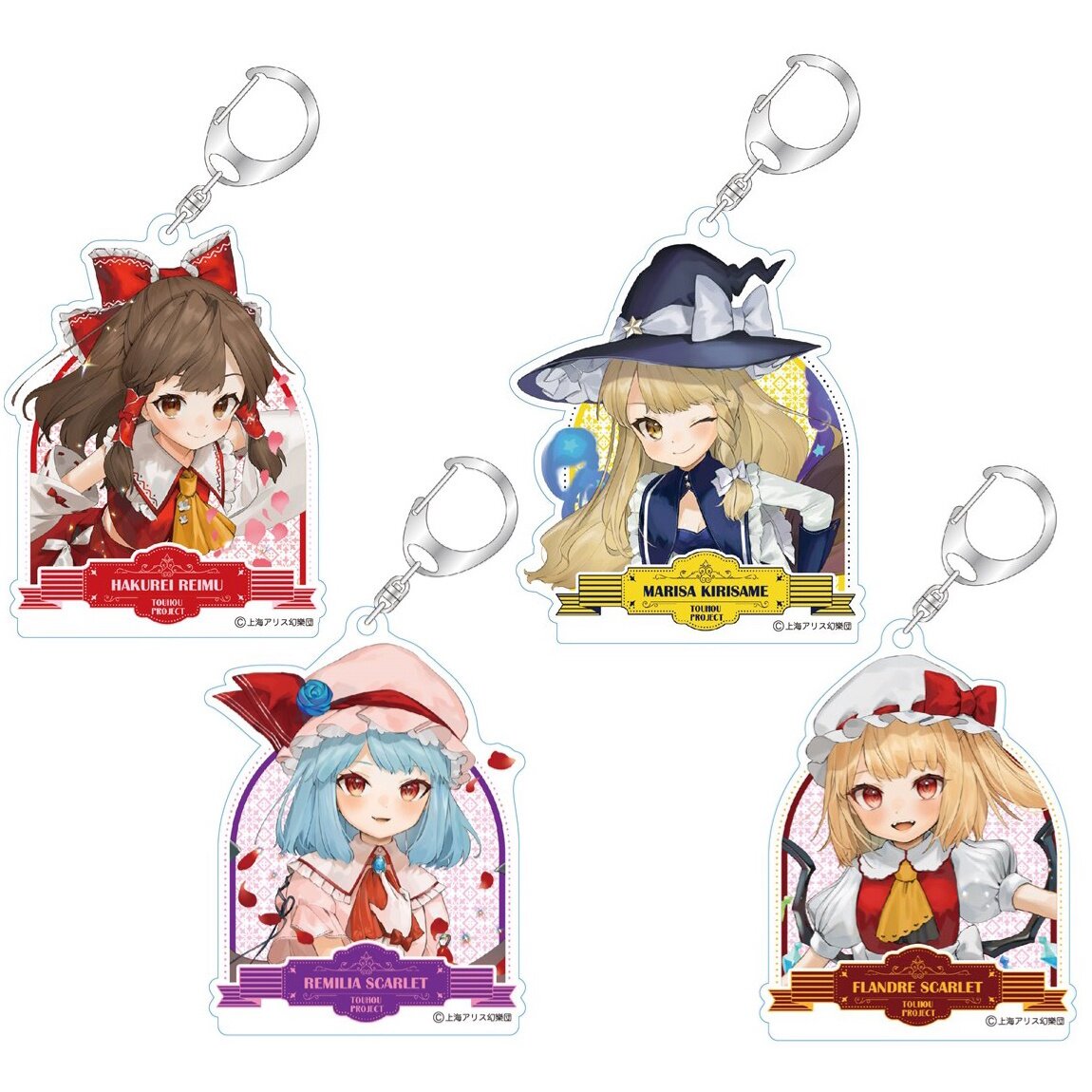 Touhou Project Acrylic Keychain Collection - Tokyo Otaku Mode (TOM)
