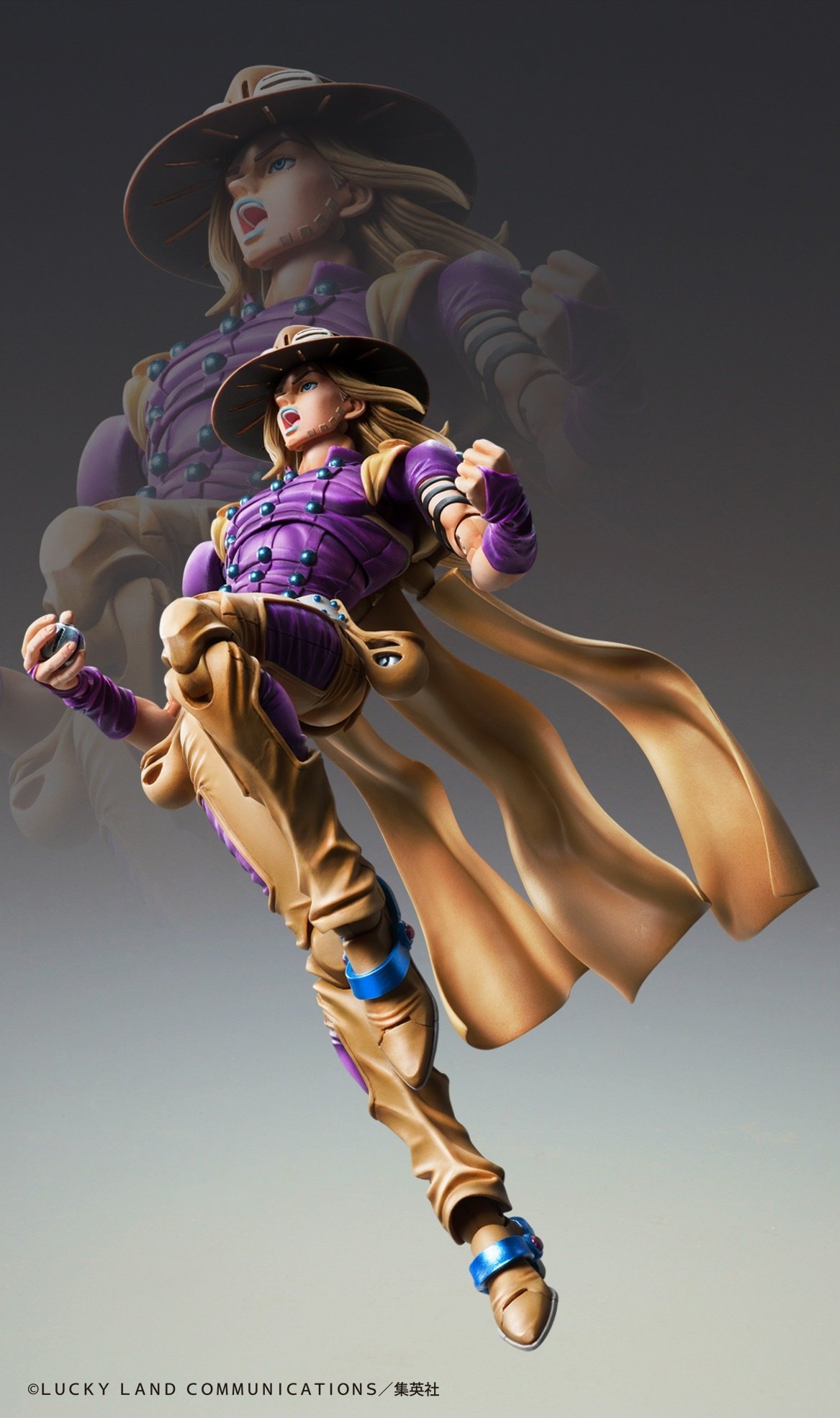 Super Action Statue Jojo's Bizarre Adventure Part 7 Steel Ball Run Gyro ...
