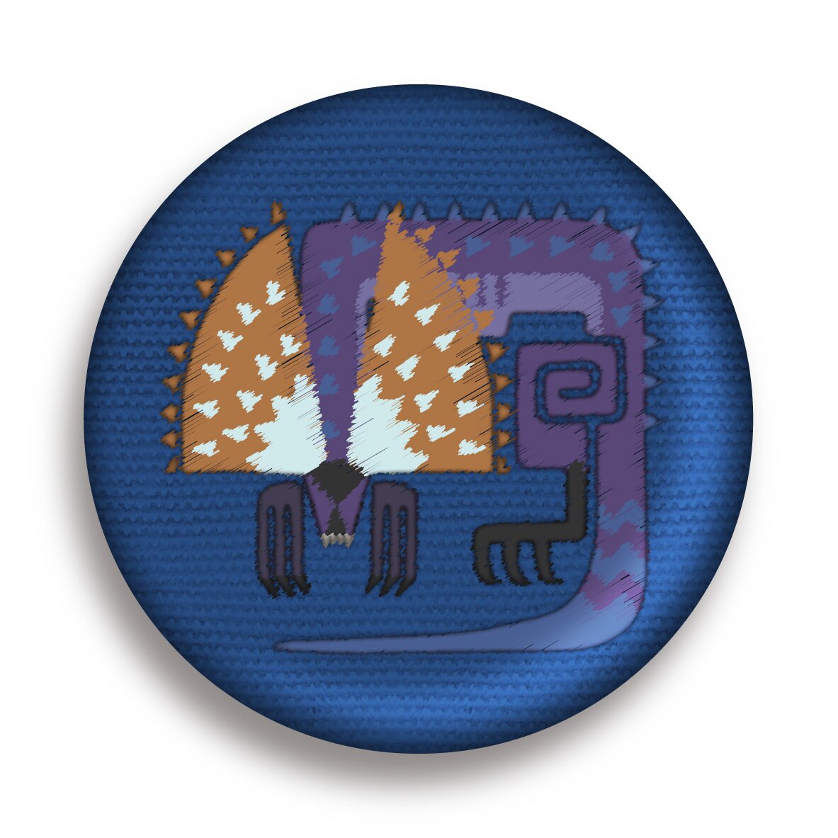 Monster Hunter: World Embroidered Pin Badge Collection Box Set - Tokyo ...