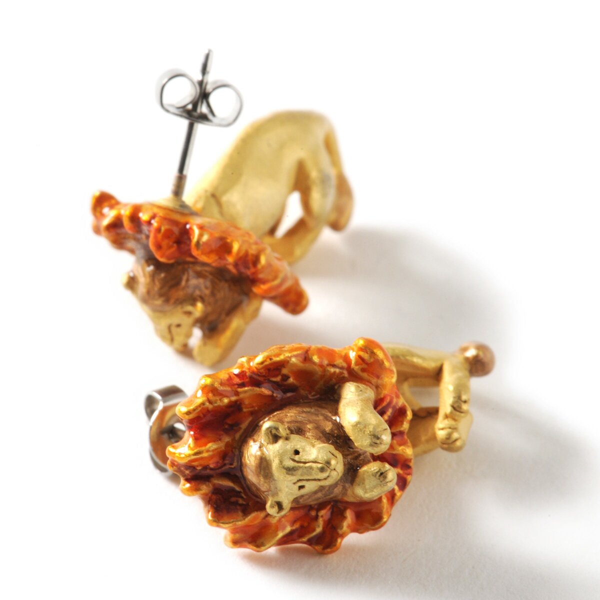 Palnart Poc Lion Earrings: Palnart Poc - Tokyo Otaku Mode (TOM)