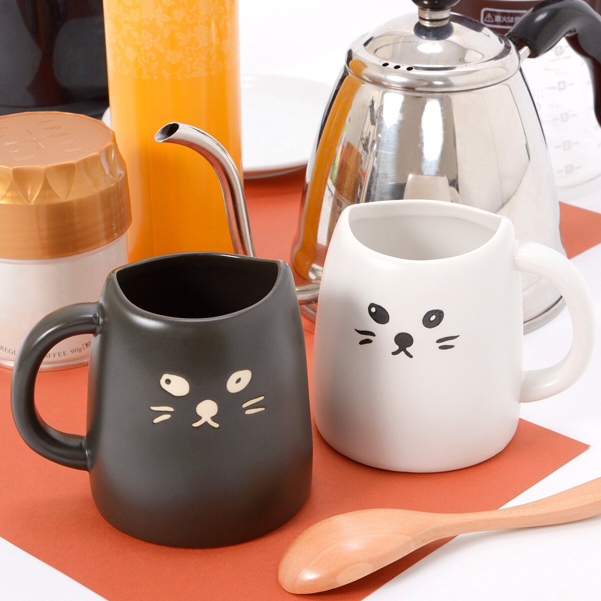 Black Cat & White Cat Pair Mugs - Tokyo Otaku Mode (TOM)