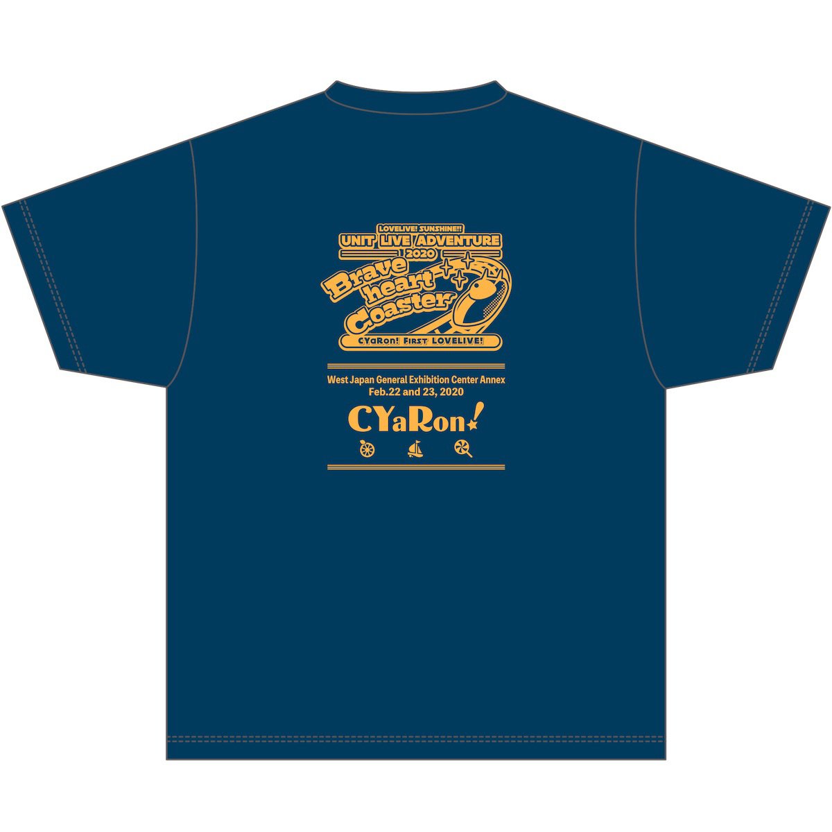 Love Live! Unit Live Adventure 2020 CYaRon! T-Shirt: Bandai Namco ...
