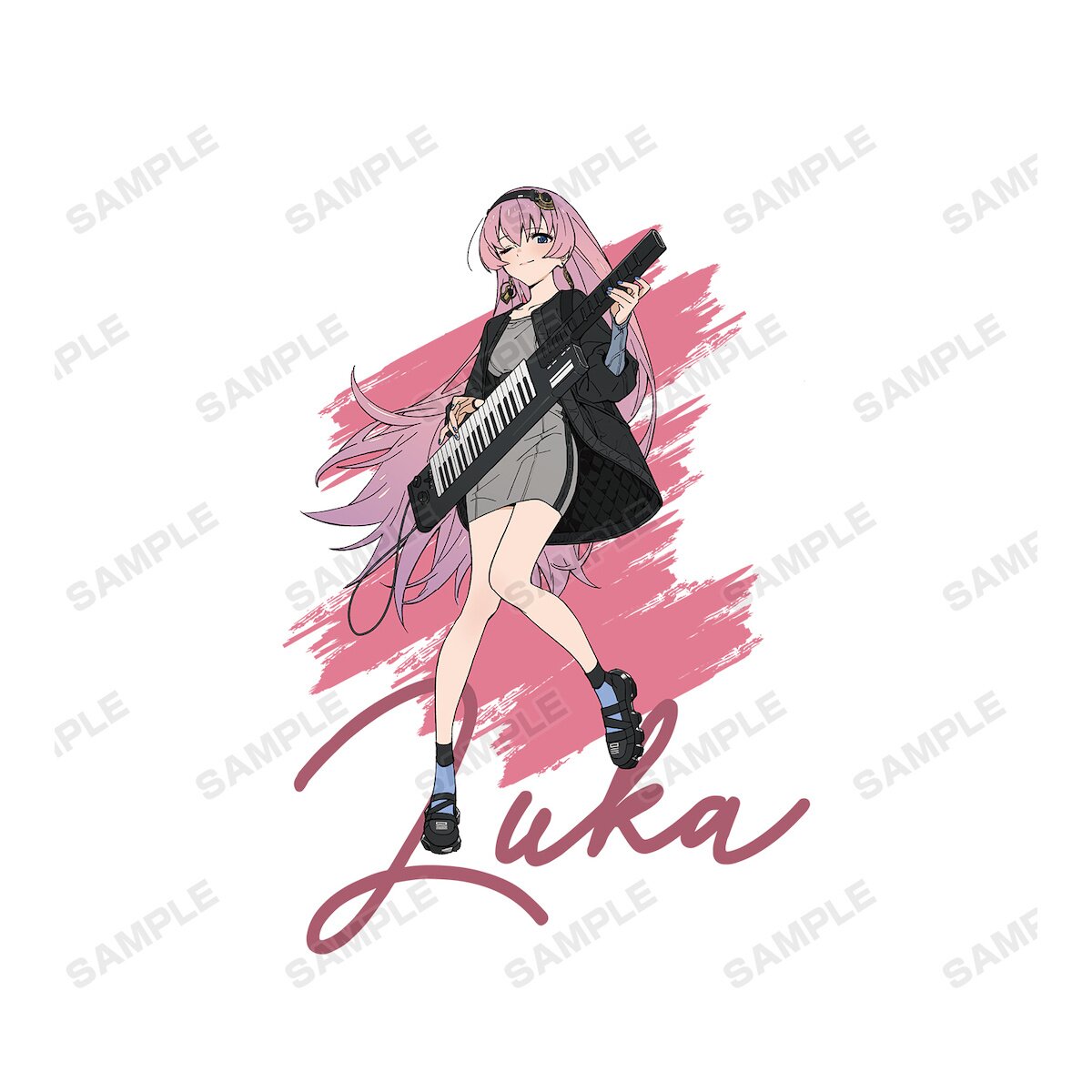 Piapro Characters Megurine Luka: Band Ver. Art by tarou2 Men's T-Shirt ...