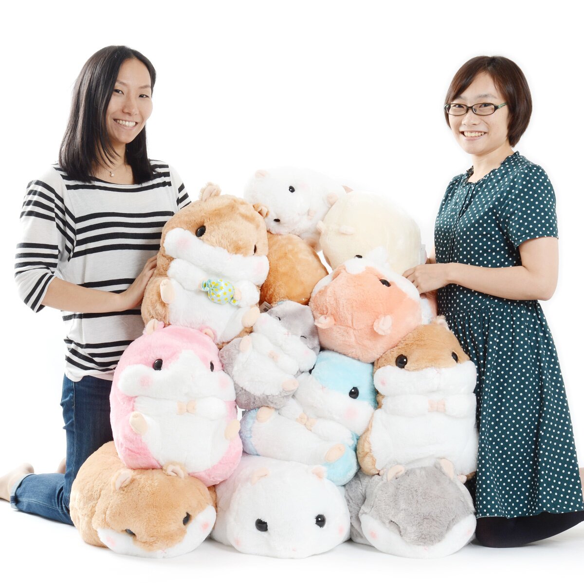 Coroham Coron Hamster Plush Collection: Jumbo & Big Assorted Set of 8 ...
