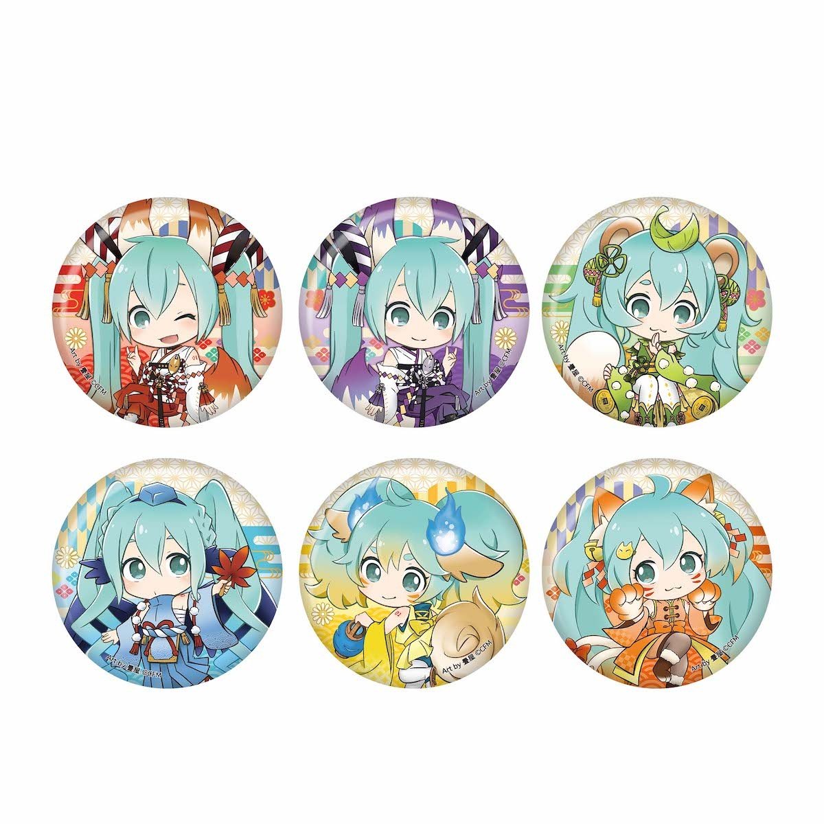 Hatsune Miku Hyakki Yakou Tin Badge Box Set - Tokyo Otaku Mode (TOM)