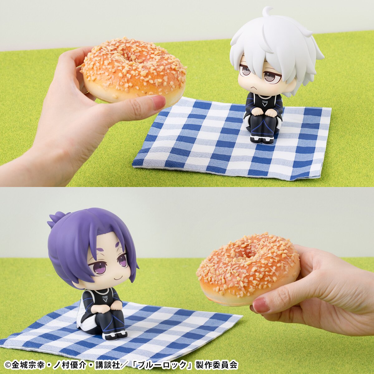 Look Up Series Blue Lock Seishiro Nagi Ver. 2 & Reo Mikage Set w/ Bonus ...