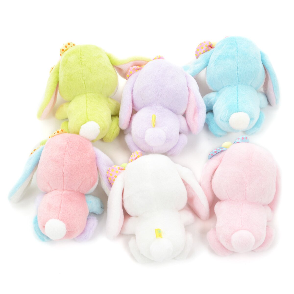 Pote Usa Loppy Colorful Rabbit Plush Collection (Standard) - Tokyo ...