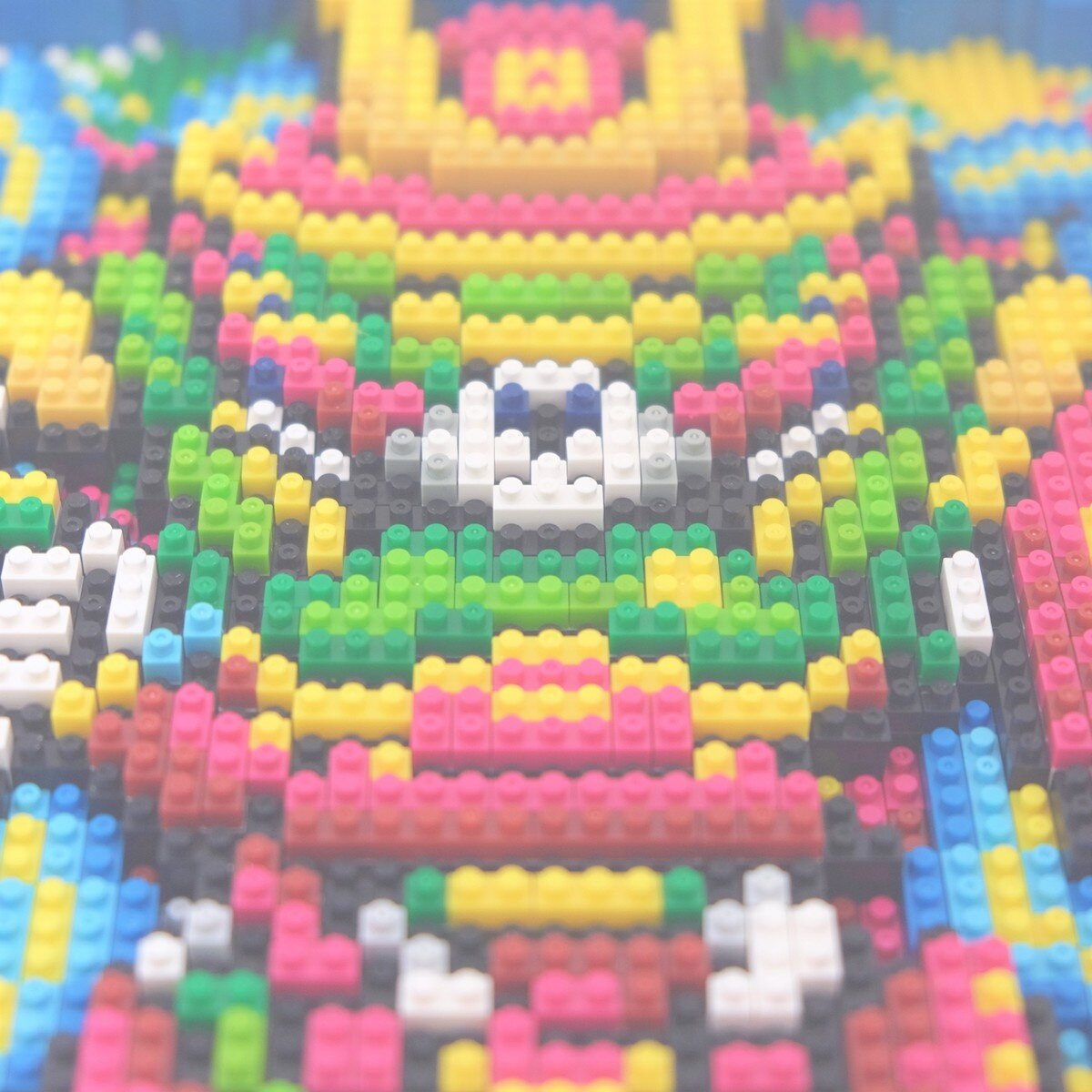 Shibuya Pixel Art Artists Works Nanoblock Relief Ban-8Ku - Tokyo Otaku ...