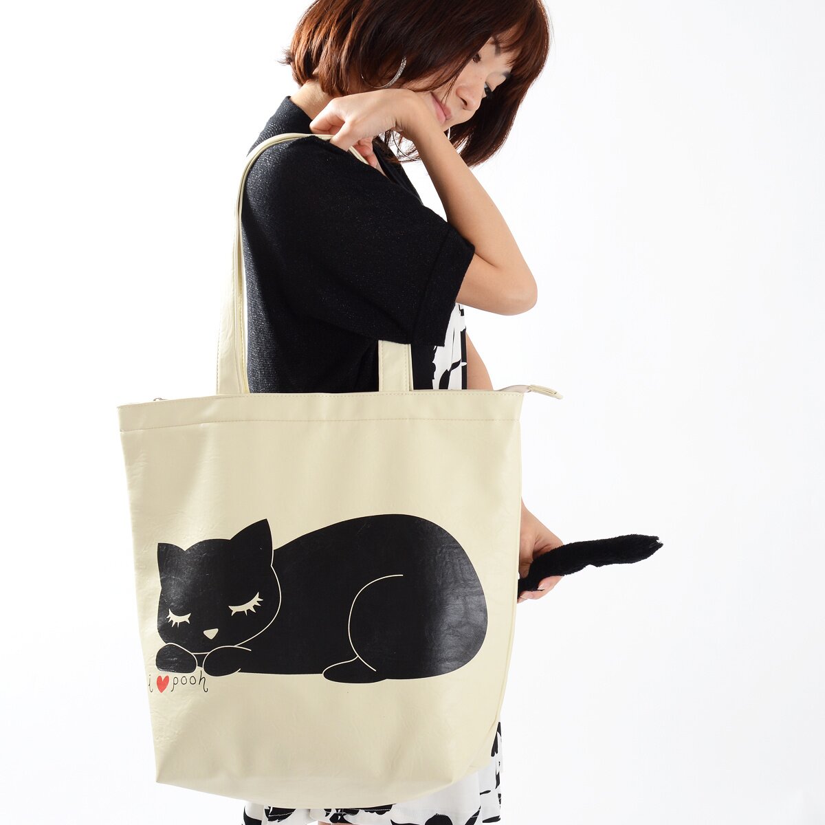Osumashi Pooh-chan Sleeping Pooh-chan Tote Bags - Tokyo Otaku Mode (TOM)