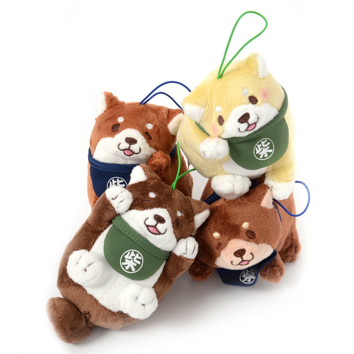 Chuken Mochi Shiba Friends Mascot Pair Plush Collection - Tokyo Otaku ...