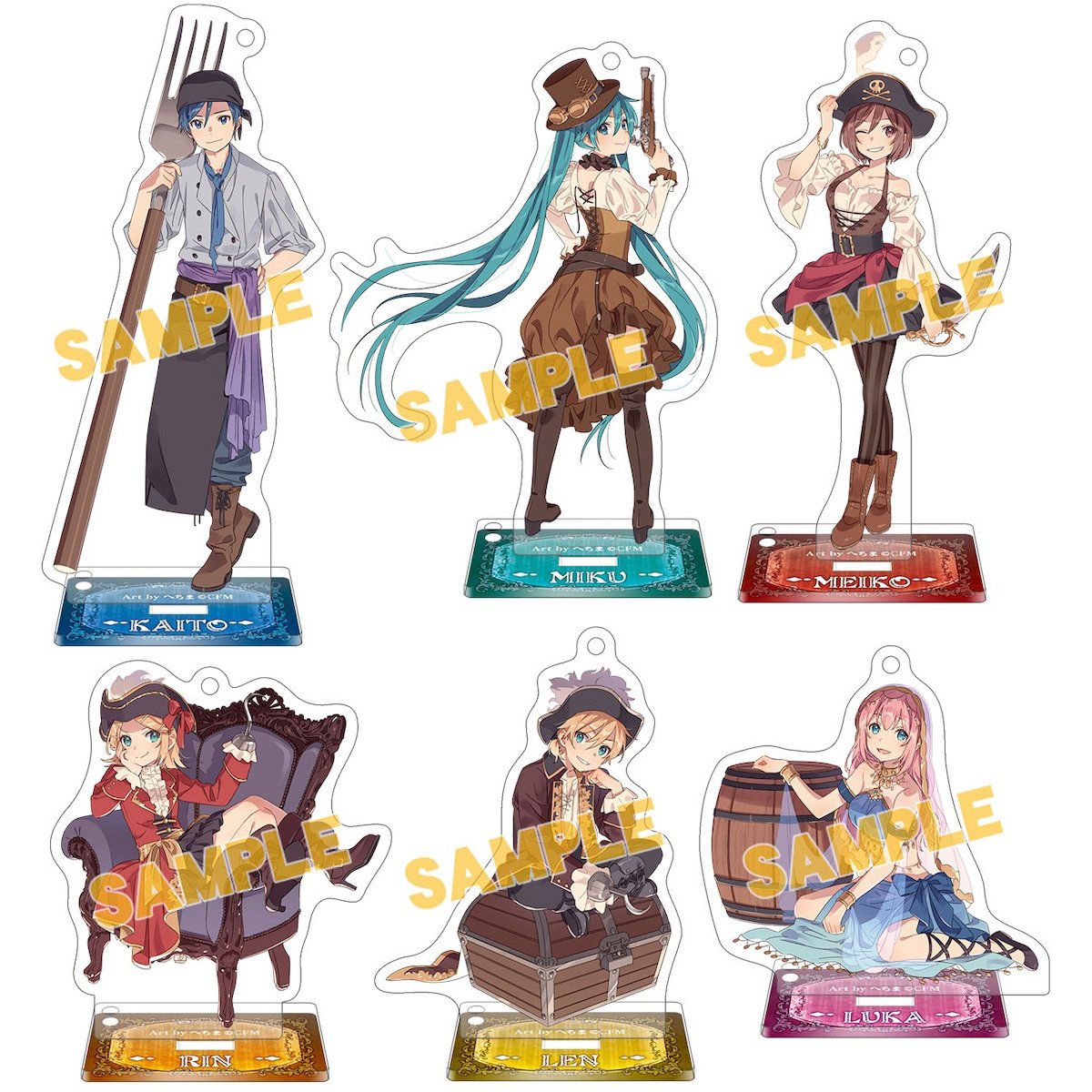 Vocaloid Pirate Acrylic Keychain Charm & Stand Collection - Tokyo Otaku ...