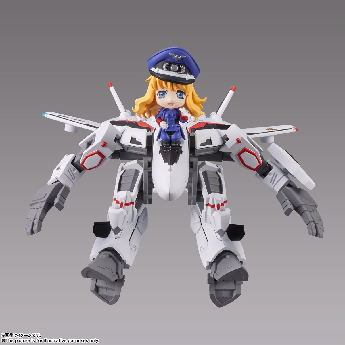 Tiny Session Macross Frontier VF-25F Messiah Valkyrie (Alto Use) with ...