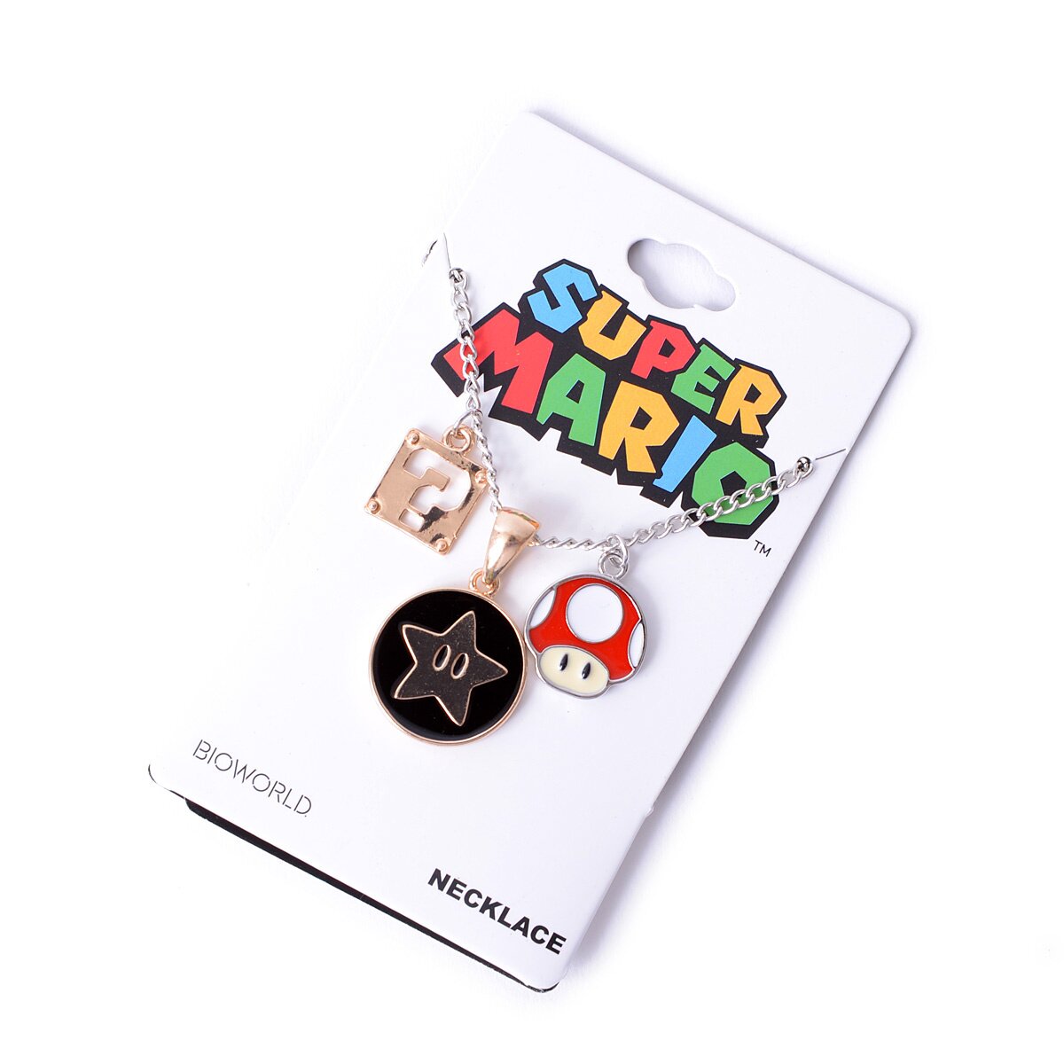 Super Mario Charm Necklace: Bioworld - Tokyo Otaku Mode (TOM)