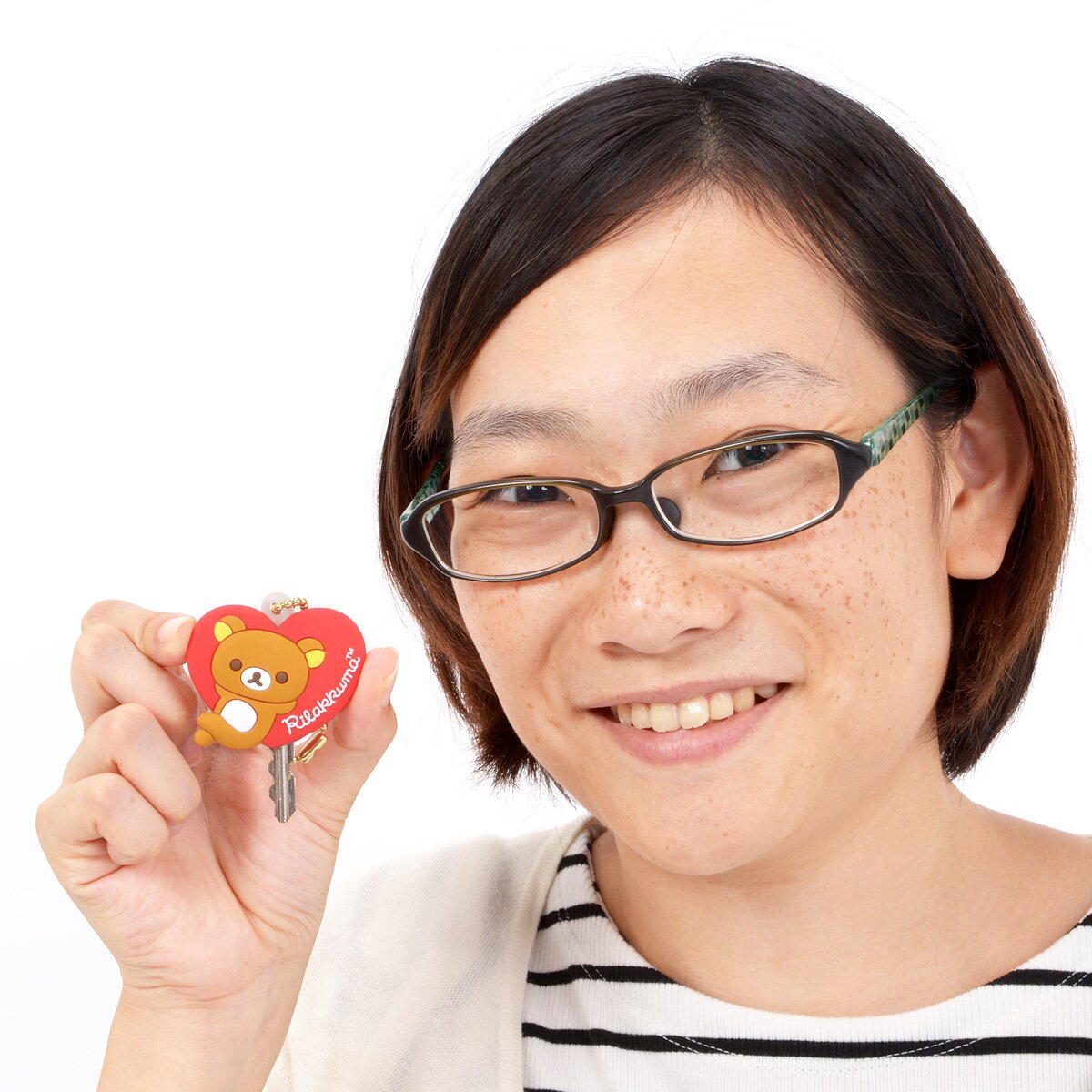 Rilakkuma Heart Key Cover Pair - Rilakkuma & Korilakkuma: San-X - Tokyo ...