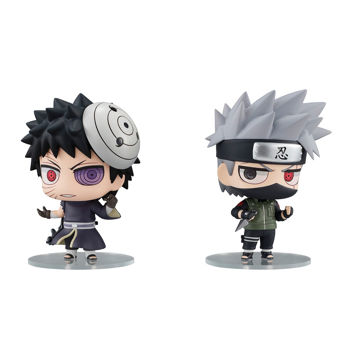 Chimi-Mega Buddy Naruto Kakashi&Obito Figure Set: Megahouse - Tokyo ...