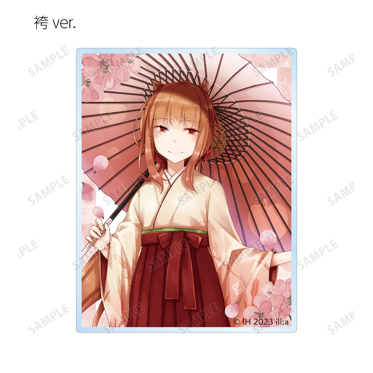 Spice and Wolf Jyuu Ayakura Illustration Holo Trading Acrylic Card (1 ...