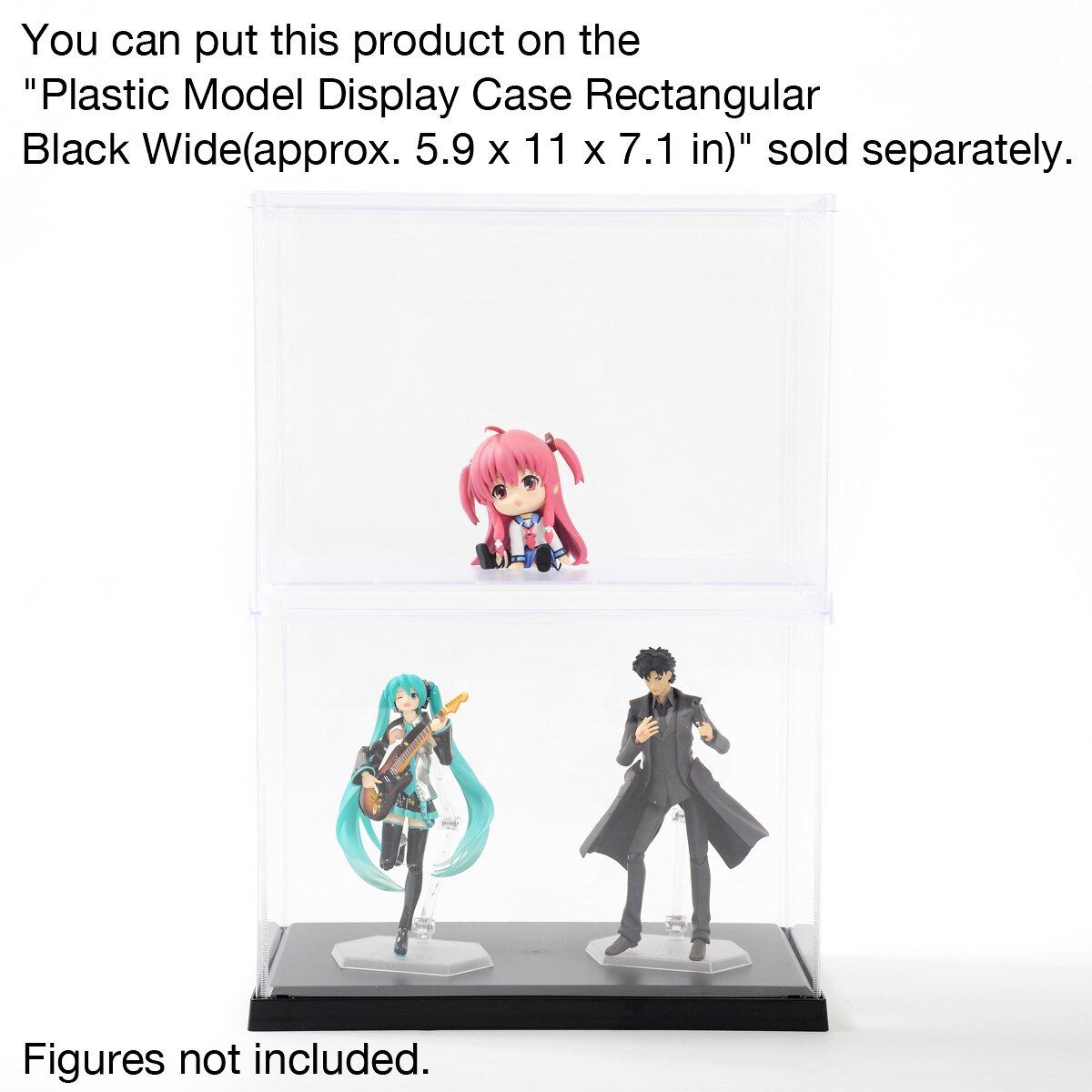 Plastic Model Display Case Rectangular Double Decker - Tokyo Otaku Mode ...