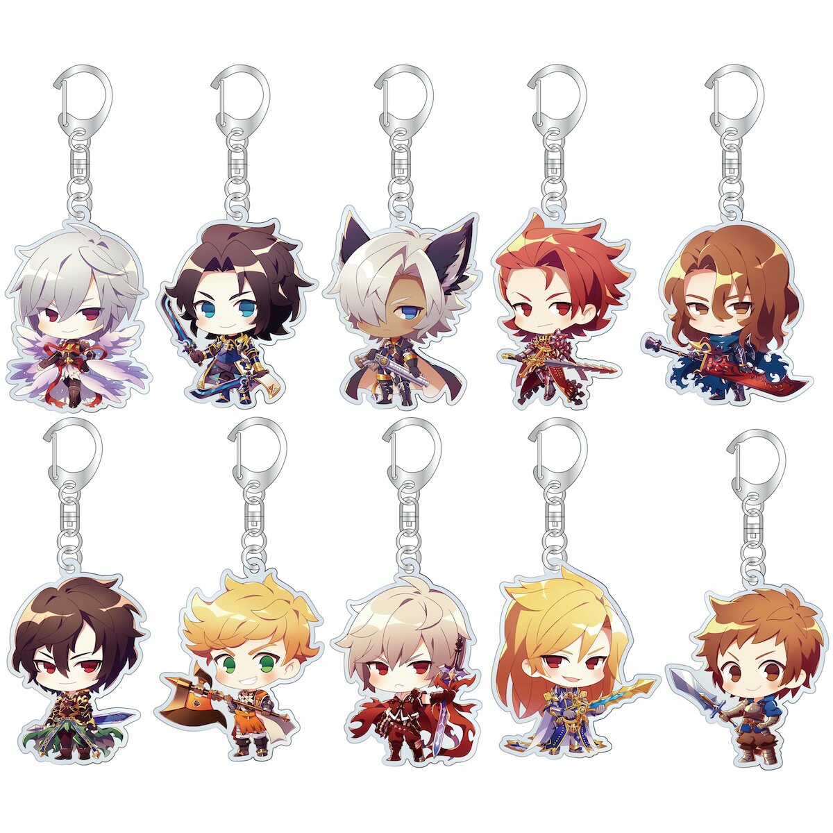 Granblue Fantasy Summer Fes 2018 Acrylic Keychain Collection: Cygames ...