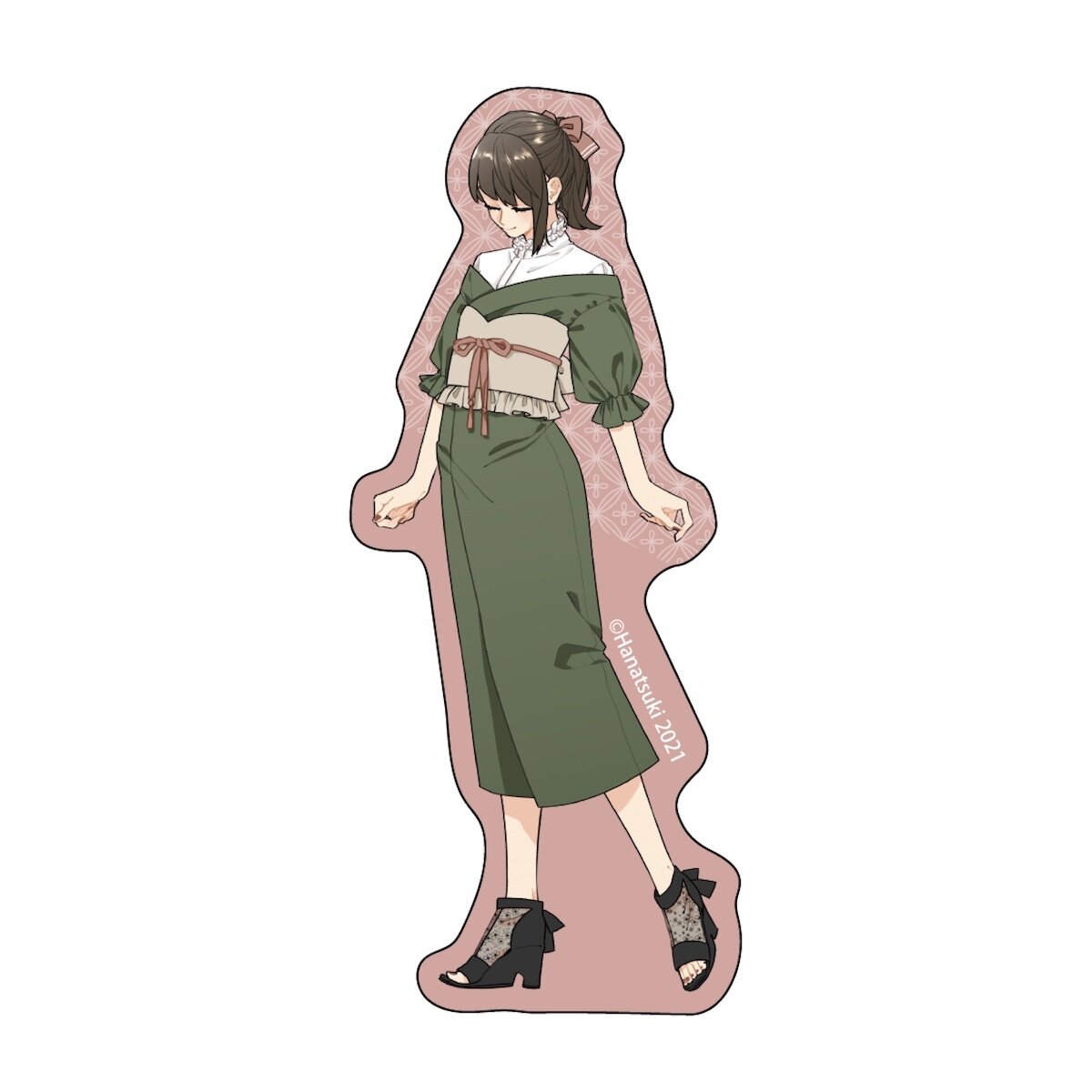 Hanatsuki Artworks: Gendai Sosaku Wafuku Sticker: KADOKAWA - Tokyo ...