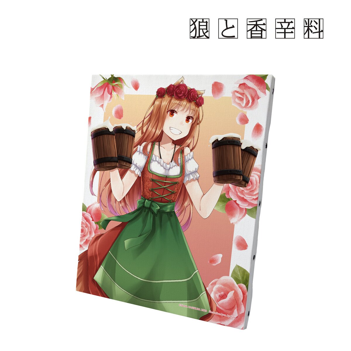 Spice and Wolf Jyuu Ayakura Illustration Holo Canvas Board Collection ...