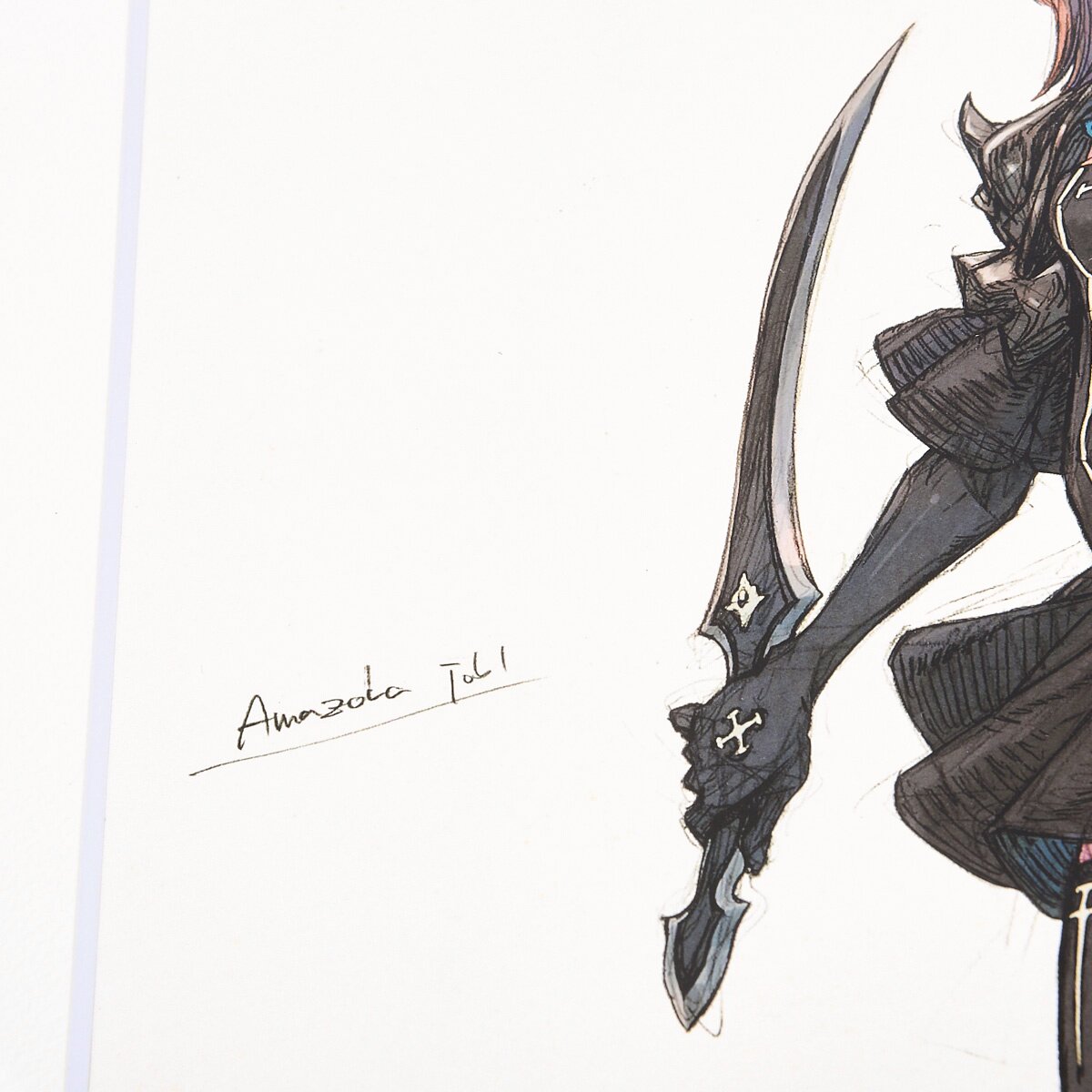 Terra Battle Character Art Amazora Lithograph w/ Frame - Tokyo Otaku ...