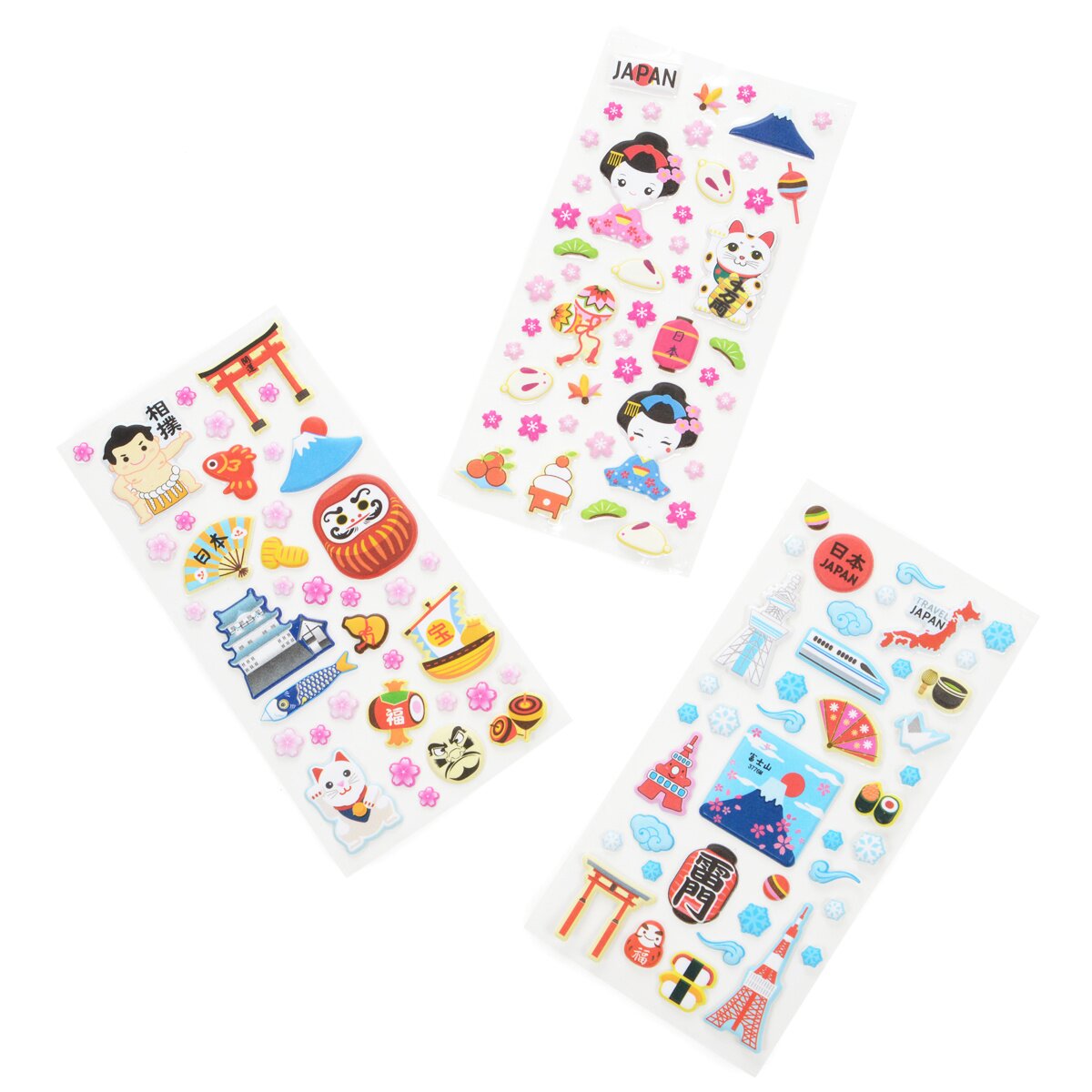 Souvenir Japan Puffy Stickers - Tokyo Otaku Mode (TOM)