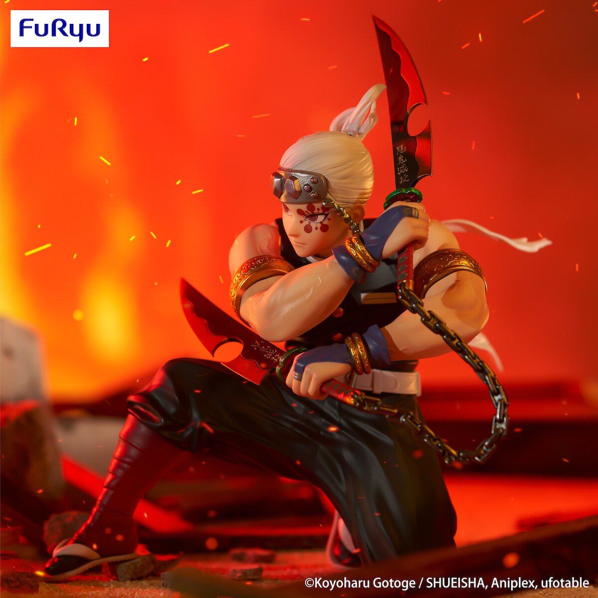 Demon Slayer: Kimetsu no Yaiba Tengen Uzui Noodle Stopper Figure ...