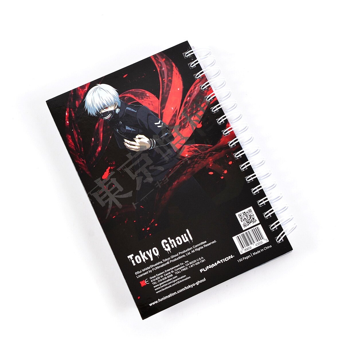 Tokyo Ghoul Kaneki Hardcover Notebook - Tokyo Otaku Mode (TOM)