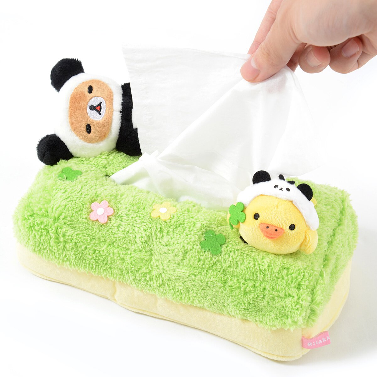 Rilakkuma Panda de Goron Plush Tissue Box Cover: San-X - Tokyo Otaku ...