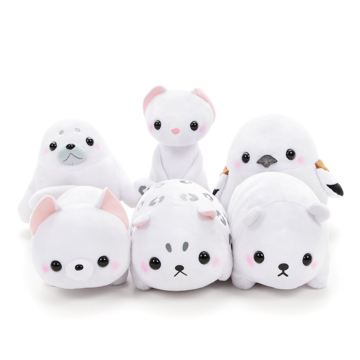 Pocket Zoo White Friends Animal Plush Collection (Standard): Amuse ...