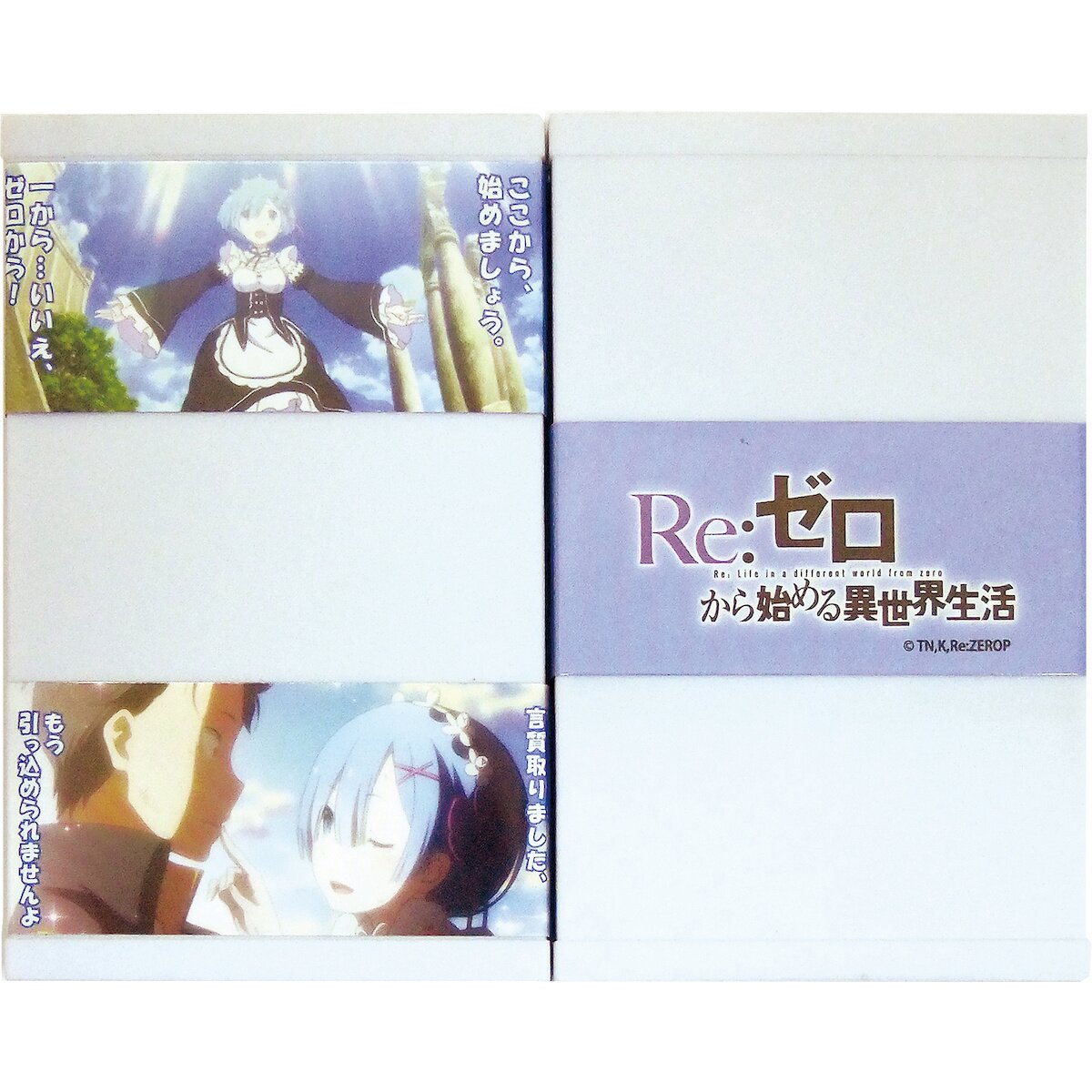 Re: Zero Double Face Card Book - Tokyo Otaku Mode (TOM)