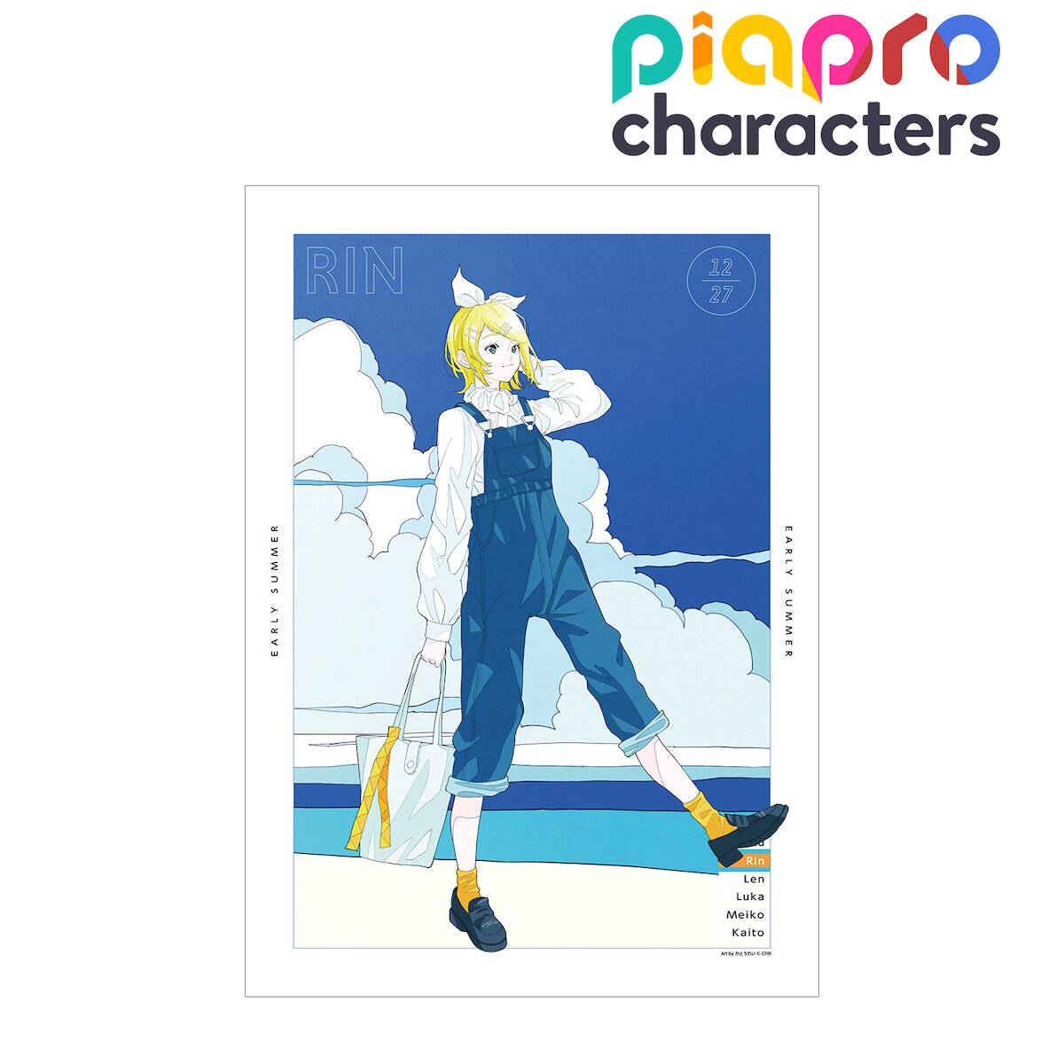 Piapro Characters Early Summer Ver. A3-Size Mat Poster Collection ...