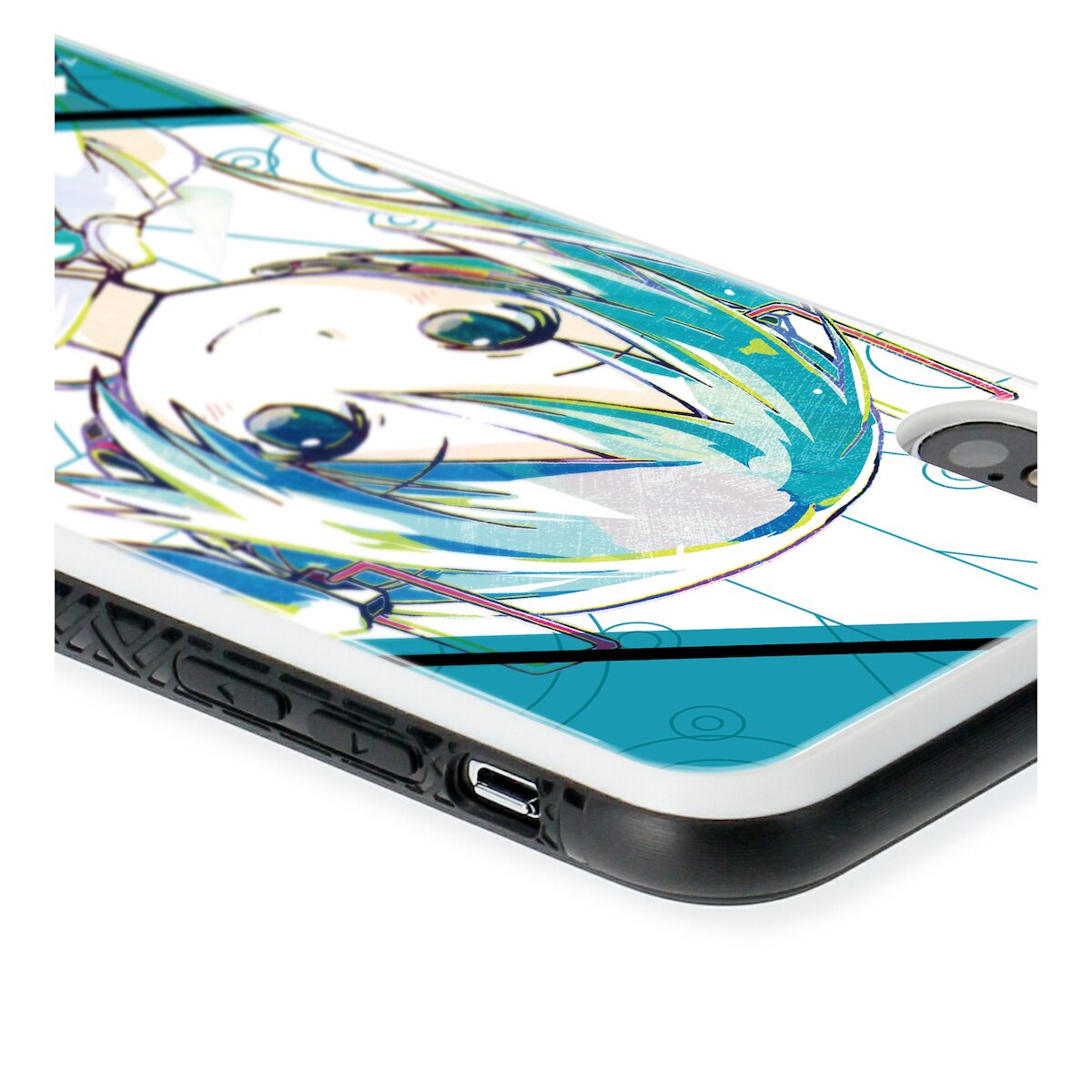 Piapro Characters Hatsune Miku Ani-Art Tempered Glass iPhone Case ...
