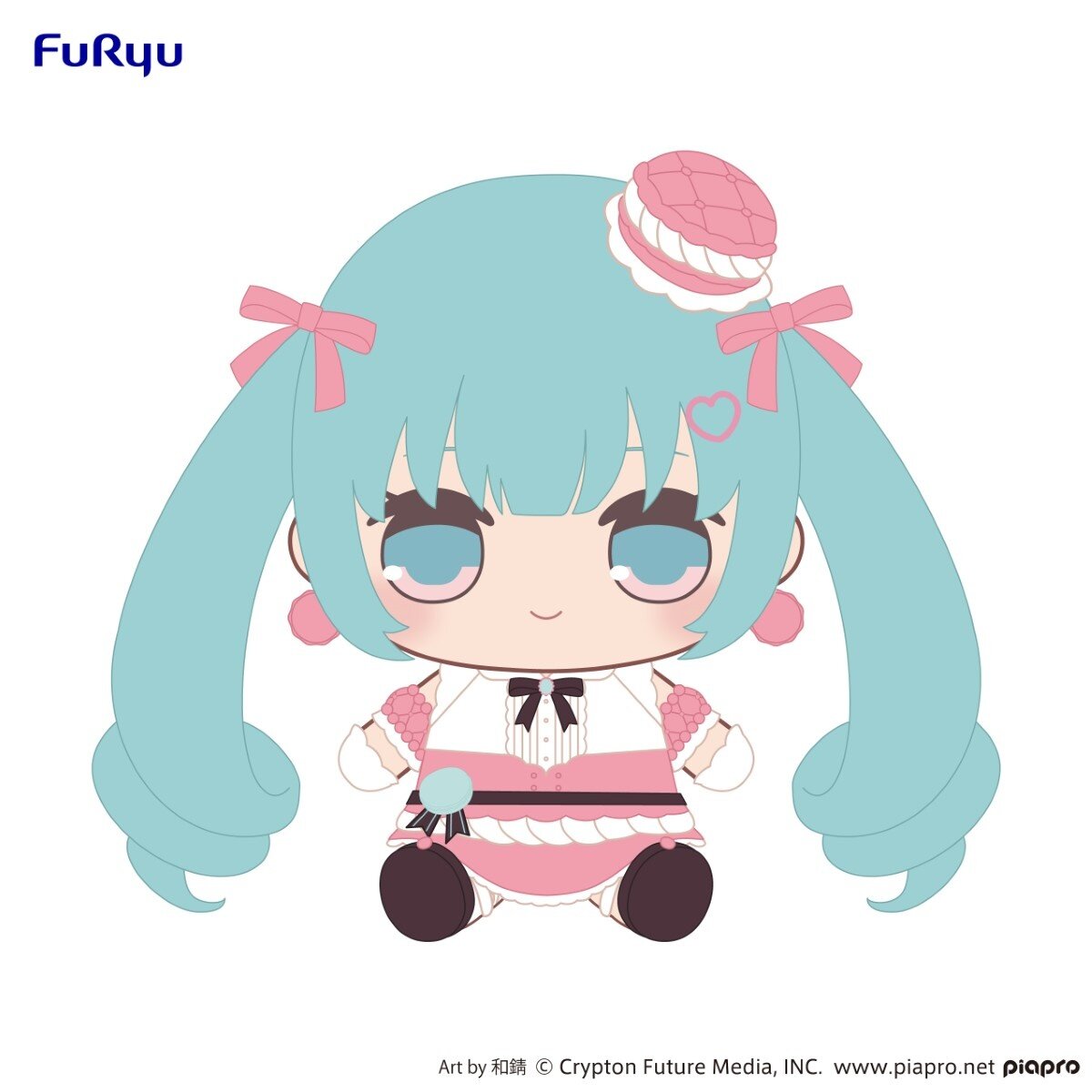 Hatsune Miku: Macaroon Ver. Kyurumaru Big Plush Toy - Tokyo Otaku Mode ...