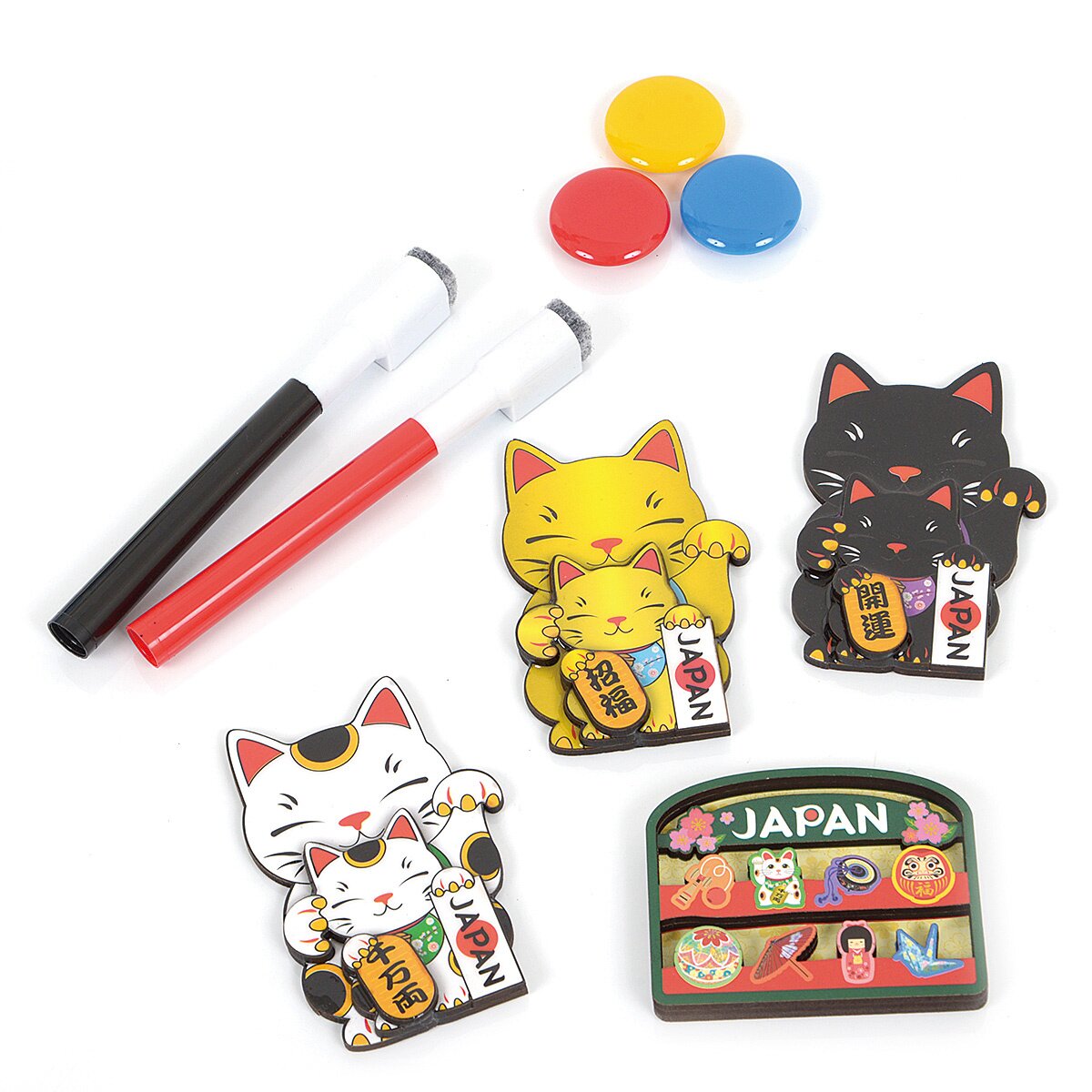 Souvenir Japan Wooden Magnets - Tokyo Otaku Mode (TOM)