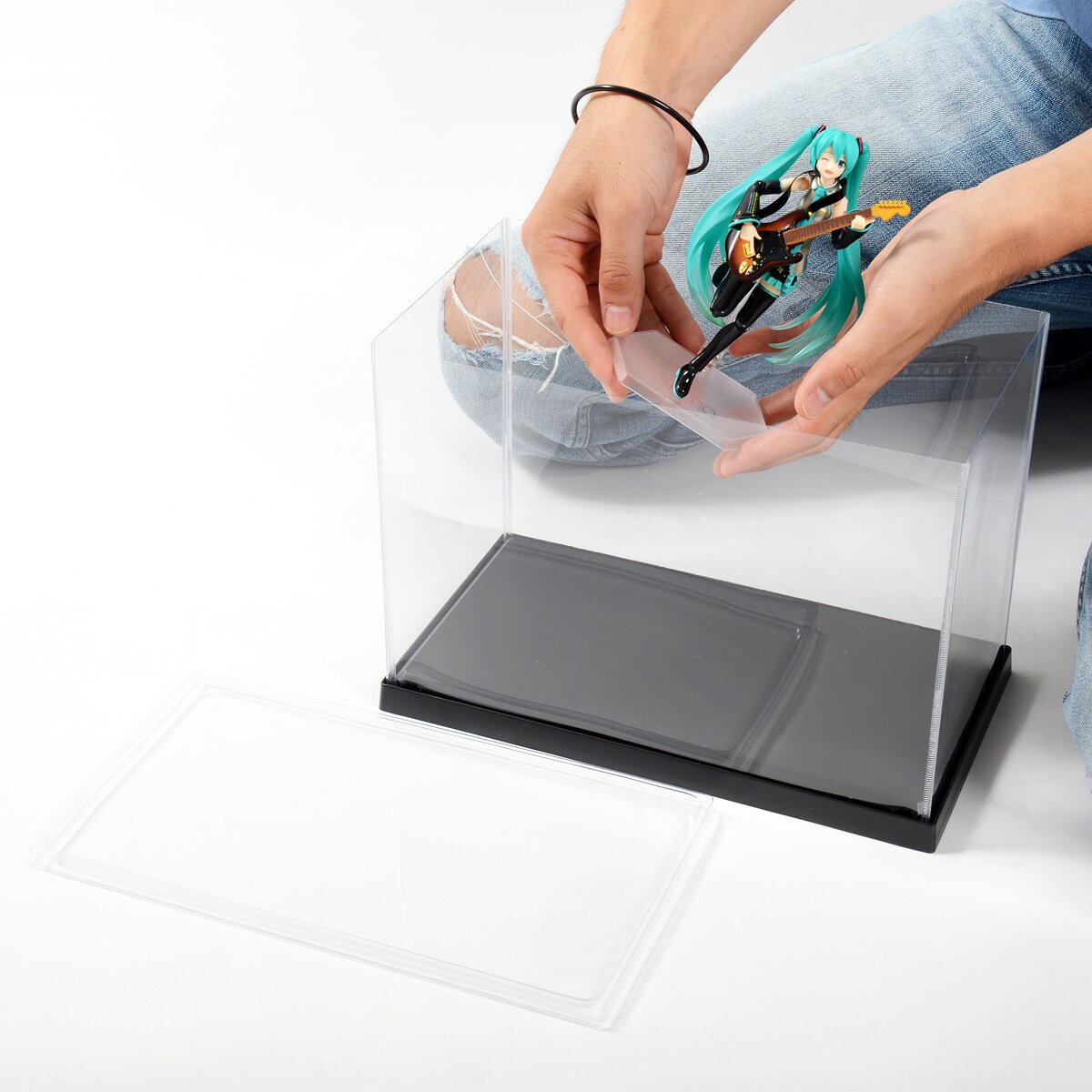Plastic Model Display Case Rectangular Black - Tokyo Otaku Mode (TOM)