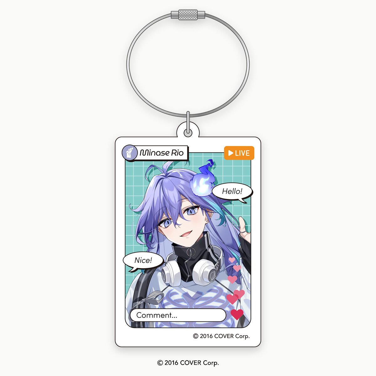 hololive Meet Livestream-style Acrylic Keychain 100% OFF - Tokyo Otaku ...